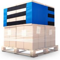 China DANSKY Custom Size Hook and Loop Reusable Pallet Stretch Storage Wrap Strap Pallet Cargo Straps Reusable Black Pallet Wrap for sale