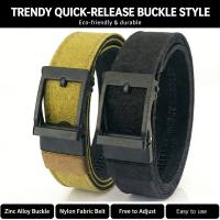 China DANSKY Aluminum Alloy Nylon Elastic Belt 1.5 Inch Men Workwear Custom Logo for sale