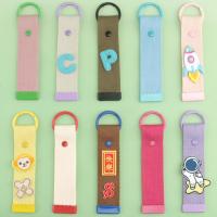 China Custom Polyester Keychain with Zinc Alloy Buckle 3.2cm Width DIY Bag Luggage Lanyard Tag for sale