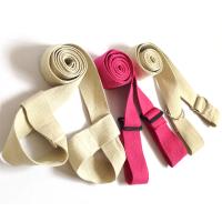 China DANSKY Custom Adjustable Cotton Webbing Yoga Strap 3.8x183cm for Exercise Stretch Fitness Carry Belt for sale
