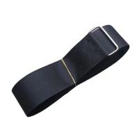 China Dansky Custom Self-Locking Black Cargo Hook and Loop Pallet Strap with Metal Buckle Logistics Packaging Strap for sale