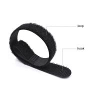 China DANSKY Customized Size P-type Cable Tie Nylon Self-adhesive Ties Hook and Loop Fasteners for Cellphone Usb Data Wire Ear Phone for sale