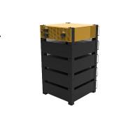 China Long Cycle Life Residential LiFePO4 Battery Energy System 150A Max Charge 20.48KWh for sale