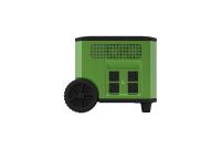 China Outdoor Portable Power Station Electrical Trolley Type Power Station 60KG for sale
