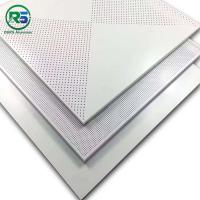 China White Perforated AA1100H24 Aluminium Clip In Ceiling tiles for Shopping mall for sale