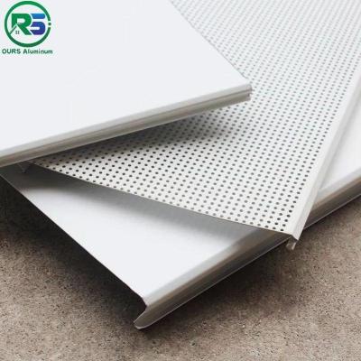 China Structured Linear Aluminum Strip False Ceiling Panels Decorative Commercial for sale