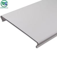 China SGS Tested Windproof Aluminium Strip Ceiling Beveled Edge Aluminum Linear Suspended Ceiling Panel for sale