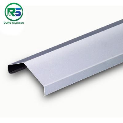 China Water Drip Suspended Ceiling Metal Strips With Vaulted Waves Hills Valley Pattern for sale