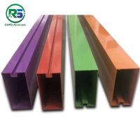 China Decorative Multicolor Suspended Ceiling Metal Strips Tile Fireproof Square Tube Strip Ceiling for sale