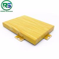 China Building Decorative Wooden Gain Aluminum Wall Panels AA1100 AA5005 AA3003 for sale