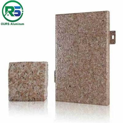 China PVDF Coating Marble Grain 3D Aluminum Wall Panels Balconies For Exterior for sale