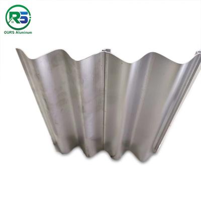 China Traffic Corrugated Anodized Aluminum Roof Panels Sheets For Exterior Building Decoration for sale