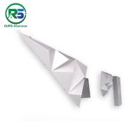China White Shaped PVDF Art Deco Wall Panels Exterior Building Decoration for sale