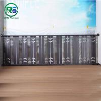 China Gorgeous Artistic Contemporary Aluminum Fence Durable Panels Rotproof For Garden for sale