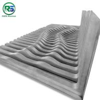 China Waterproof Corrugated Aluminum Wall Panels Architectural Metal Ceiling Tiles Suspended 300mm for sale