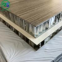 China 1220mm Aluminum Honeycomb Core Panel Wood Grain Acoustic Filling Wooden Panel for sale