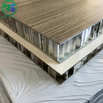 China 1220mm Aluminum Honeycomb Core Panel Wood Grain Acoustic Filling Wooden Panel for sale