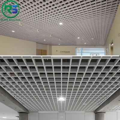 China Fireproof Corrugated Aluminum Wall Panels Architectural Metal Ceiling Tiles Suspended 200mm for sale
