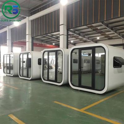 China Custom Aluminum Capsule House 40ft Sunshine Complete Container Outside House for sale