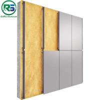 China Fireproof Corrugated Aluminum Wall Panels Custom Color Thickness 20mm​ for sale