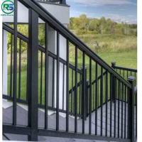 China Wood Color And Black Contemporary Aluminum Fence of Aluminum Product Thickness 20MM for sale