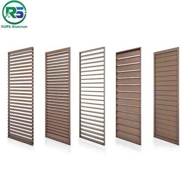 China Fireproof Corrugated Aluminum Wall Panels And Aluminum Alloy Curtain Wall Thickness 20MM for sale