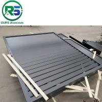 China Wood Color And Black Contemporary Aluminum Fence of Aluminum Product Thickness 20MM for sale