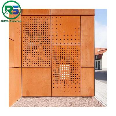 China Plate 3d ventilated exterior decoration external cladding veneer aluminum facade panel accessories and curtain walls for sale