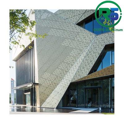 China Construction Aluminum Energy Saving Wall Cladding Exterior Soundproof ACP Clading Curtain Wall for sale