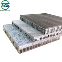 China 10mm Aluminum Honeycomb Panel Wood Grain Acoustic Filling Wooden Panel 800*800*2.0MM for sale