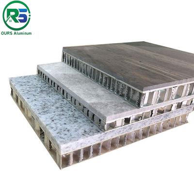 China 10mm Aluminum Honeycomb Panel Wood Grain Acoustic Filling Wooden Panel 800*800*2.0MM for sale