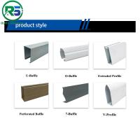 China Environmental Friendly Linear Suspended Metal Ceiling 0.9mm White Aluminum Ceiling for sale