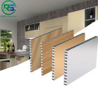 China Fireproof Interior Wall Aluminum Honeycomb Panels 4x8 Aluminium Architectural Tiles Tegular for sale
