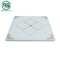 China Interior Aluminum Honeycomb Panel Facade Wall Ceiling Cladding Decorative Marble Grain for sale