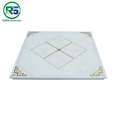China Interior Aluminum Honeycomb Panel Facade Wall Ceiling Cladding Decorative Marble Grain for sale