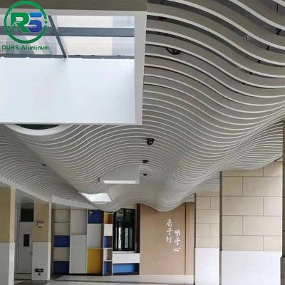 China 2.0mm Suspended Metal Ceiling in Wine Red for Modern and Simple Decoration for sale