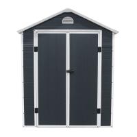 China Uv Resistant Plastic Backyard Shed Vents 6x4 Resin Storage Shed For Backyard for sale