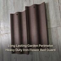 China Weather Resistant Corrugated Garden Edging Metal Landscape For Flower Bed 10 Foot for sale