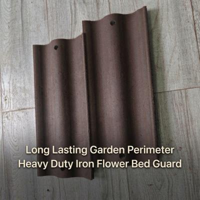 China Weather Resistant Corrugated Garden Edging Metal Landscape For Flower Bed 10 Foot for sale