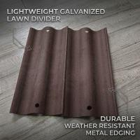 China Galvanized Corrugated Garden Metal Landscape  Edging 5 Inch Lightweight for sale