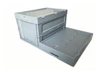China YF6430 Heavy-Duty Collapsible Tote with 50mm Folded Height, Industrial-Grade PP, and Ventilated Mesh Walls for Efficient Storage for sale