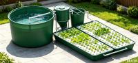 China Smart Aquaponics Ecosystem: 100% Organic Self-Sustaining Indoor Garden with 90% Water Savings for sale