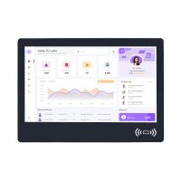 China Industrial Control Integrated Machine Wall-Mounted Fanless NFC Touch Screen Display USB New SOP Front Capacitive USB Interface for sale