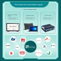 China Industrial Control Integrated Machine Wall-Mounted Fanless NFC Touch Screen Display USB New SOP Front Capacitive USB Interface for sale