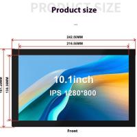 China 10.1inch IPS Raspberry Pi HD LCD Display with Metal Case for Touch Screen TFT for sale
