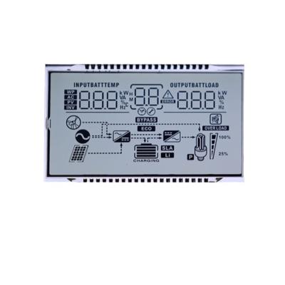 China Factory Direct Supply 2.6inch Htn Instrument Segment Screen White Background Black Text Display TN Battery Power Monochrome for sale