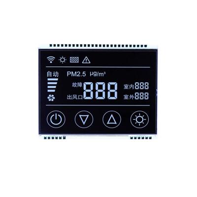 China Factory-Produced TN HTN Segment Touch Screen VA TFT Panel for Small Household Appliances Low Power LCD Display in Black & White for sale