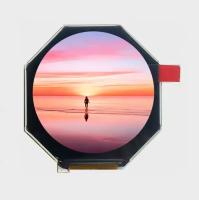 China TFT LCD 3.34inch Customized Resolution MIPI Interface Circular LCD Display Module JD9365DA-H3 Capacitive Touch Panel LED for sale