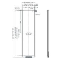 China BXDISPLAY 8.9inch 480*1920 4Lane Mipi Interface IPS TFT LCD Display Module RGB Interface 700cd/m2 Brightness -20 60C Operating for sale