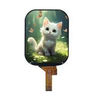 China 2.01 Inch 240X296 Pixel Resolution TFT LCD Screen with Chamfered IPS Display ST7789 Driver IC RGB MIPI SPI Interfaces for sale